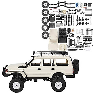 KWID for C54 CB05 Land Cruiser LC80 Full Scale Off-Road Remote Control Car KIT for C14 C24 1/16 RC Car Kids Children Toy CB05S-1, (500067492)