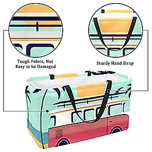 LORVIES Large Rectangular Baskets for Storage, Travel Car Closet Storage Bins Organizing Baskets