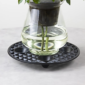 KVMORZE 8 PCS Plant Level Pot Elevator, Heavy Duty Plant Stands, Plant Saucer Riser for Indoor Plant Flower Pot Grow Drainage, Plant Pot Saucer for Prevent Rot and Damage on Patio & Deck (8inch)