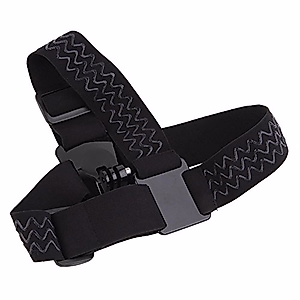 TEKCAM Action Camera Head Mount Strap Wearing Head Belt Compatible with Gopro Hero 11 10 9 8 7 6 5/AKASO/Dragon Touch/APEMAN/Campark/Apexcam/Surfola/WOLFANG Action Camera