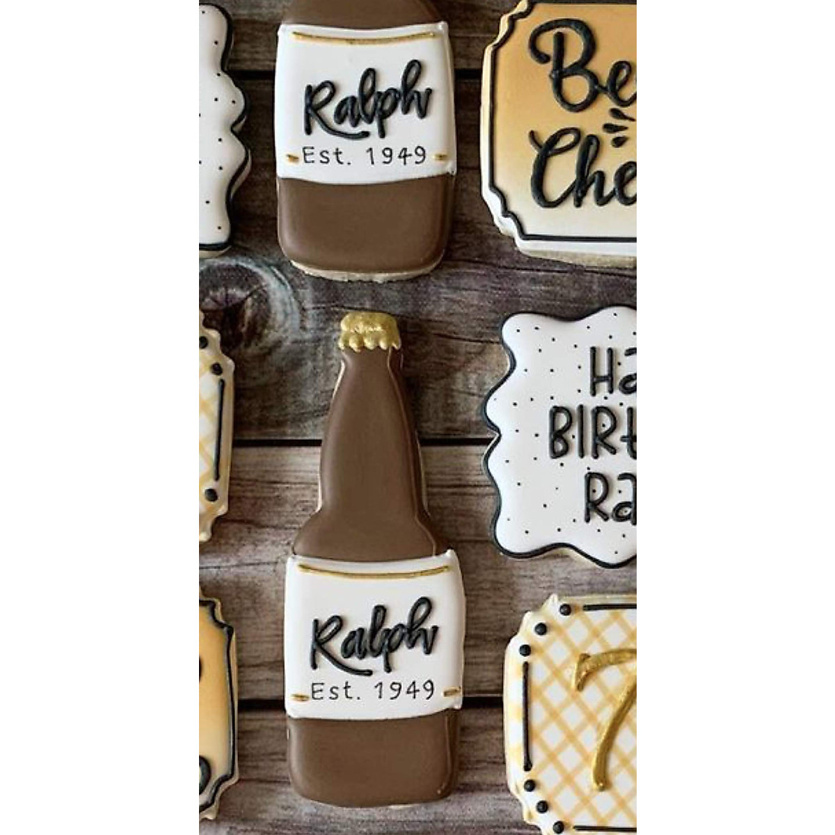 Beer Soda Bottle Cookie Cutter, 4.5" Made in USA by Ann Clark