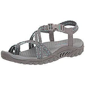 Skechers Women's Sporty Sandal Sport, Gray, 8