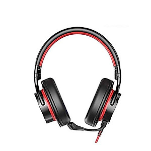 TAKSTAR Over-Ear Headphones with Removable Microphone, Lightweight Comfortable Memory Foam Earpads, Noise Isolating Stereo Bass Headset with 3.5mm Jack for Smartphone Tablet Computer MP3 / 4 GM200