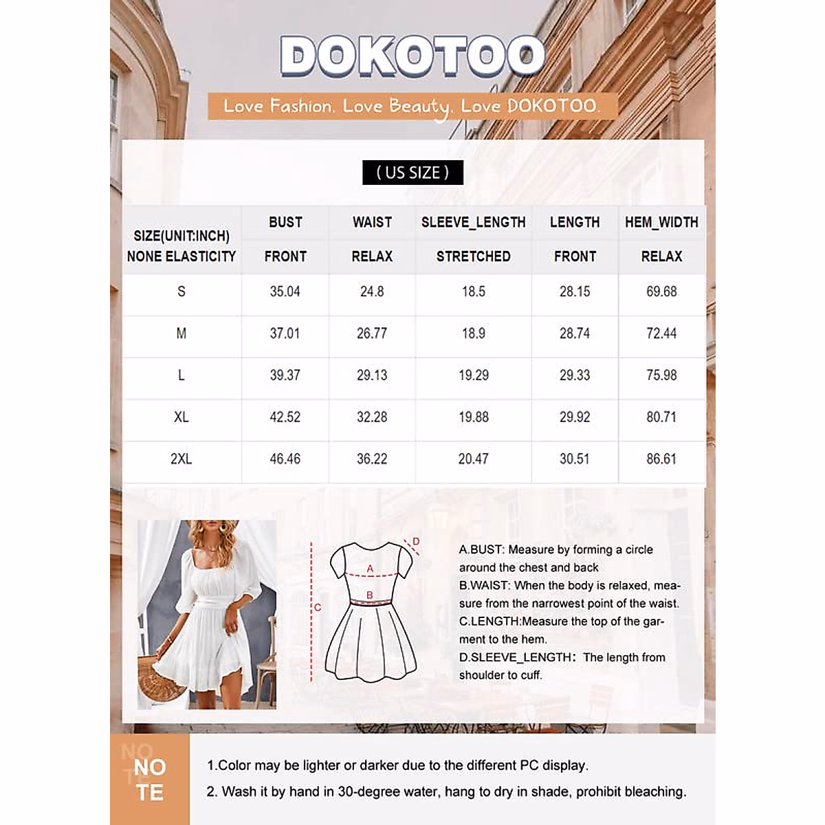 Dokotoo Square Neck Black Dresses for Women Tie Back Sexy Dress Lantern Sleeve Ruffle A-Line Mini Dress Wedding Guest Casual Summer Dresses for Women Medium