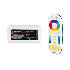 LED Strip Lights Mi-Light FUT039 RGB＋CCT LED Strip Lights 4 PCS and One FUT092 Remote Controller(4*FUT039+Remote)