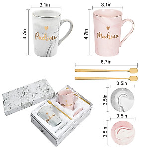 Cabtnca Padrinos Madrina Proposal Gift, Godparents Proposal Gift, Padrinos Madrina Coffee Mug, Regalos Para Padrinos Madrina, Christmas Birthday Gifts for Godmother Godfather In Spanish, 14Oz