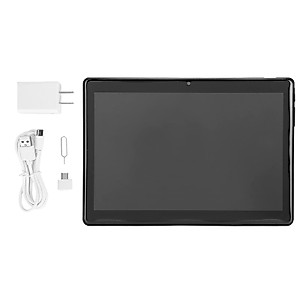 GOWENIC Tablet, 10-Inch IPS EightCore 32Gb ROM 1GB RAM Tablet PC,for Android 5.1, 2G/3G Phone Black Flat PC,for Reading EBooks, Watching Videos, and Playing Games (US Plug)