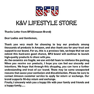 BFU 8 inch Porcelain Dinner Plates, Vintage Blue Plates Set of 6 for Dessert,Salad,Pasta, Pancakes, Steak,Appetizer,Microwave Safe Dinnerware - Bohemian Style