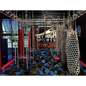 Isellfoam Foam Pit Cubes/Blocks 500 pcs. (BLUE) 4"x4"x4" Flame Retardant Foam Blocks for Gymnastics, Freerunning and Parkour Courses, Skateboard Parks, BMX, Trampoline Arenas, Made in USA