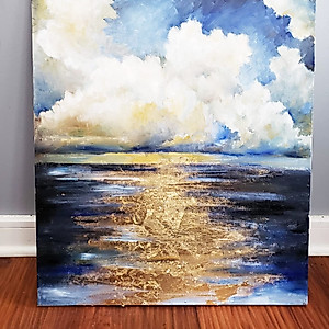 YongBo Gold Leaf Sheets, 100 pc 5.5" Gold Foil Paper for Arts Craft, Painting, Gilding, Slime, Nail Design, Furniture Decoration