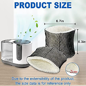 Cobectal HWF64 Humidifier Filter B Replacement for Sunbeam SCM1746, Compatible with Holmes HM1746 Bionaire Humidifiers,2 Pack