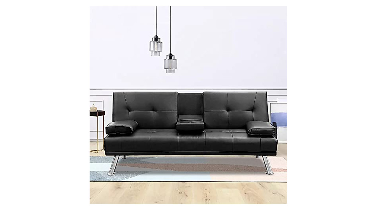 Convertible Futon Sofa Bed - Modern Multipurpose Comfort