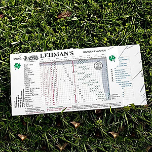 Lehman's North America Spring Fall Garden Planner When to Plant and Harvest