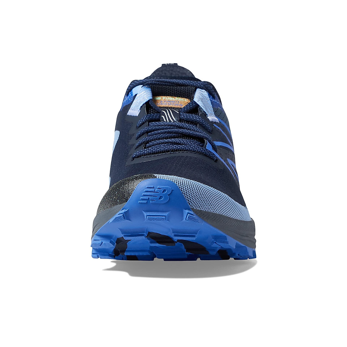 New Balance Women's FuelCell Summit Unknown V3 Trail Running Shoe, Black/Vibrant Violet/Vibrant Spring Glo, 11 Wide