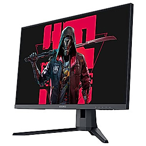 KOORUI 27 Inch QHD Gaming Monitor 144 Hz, VA, 1ms, DCI-P3 90% Color Gamut, Adaptive Sync, (2560x1440, HDMI, DisplayPort) Black