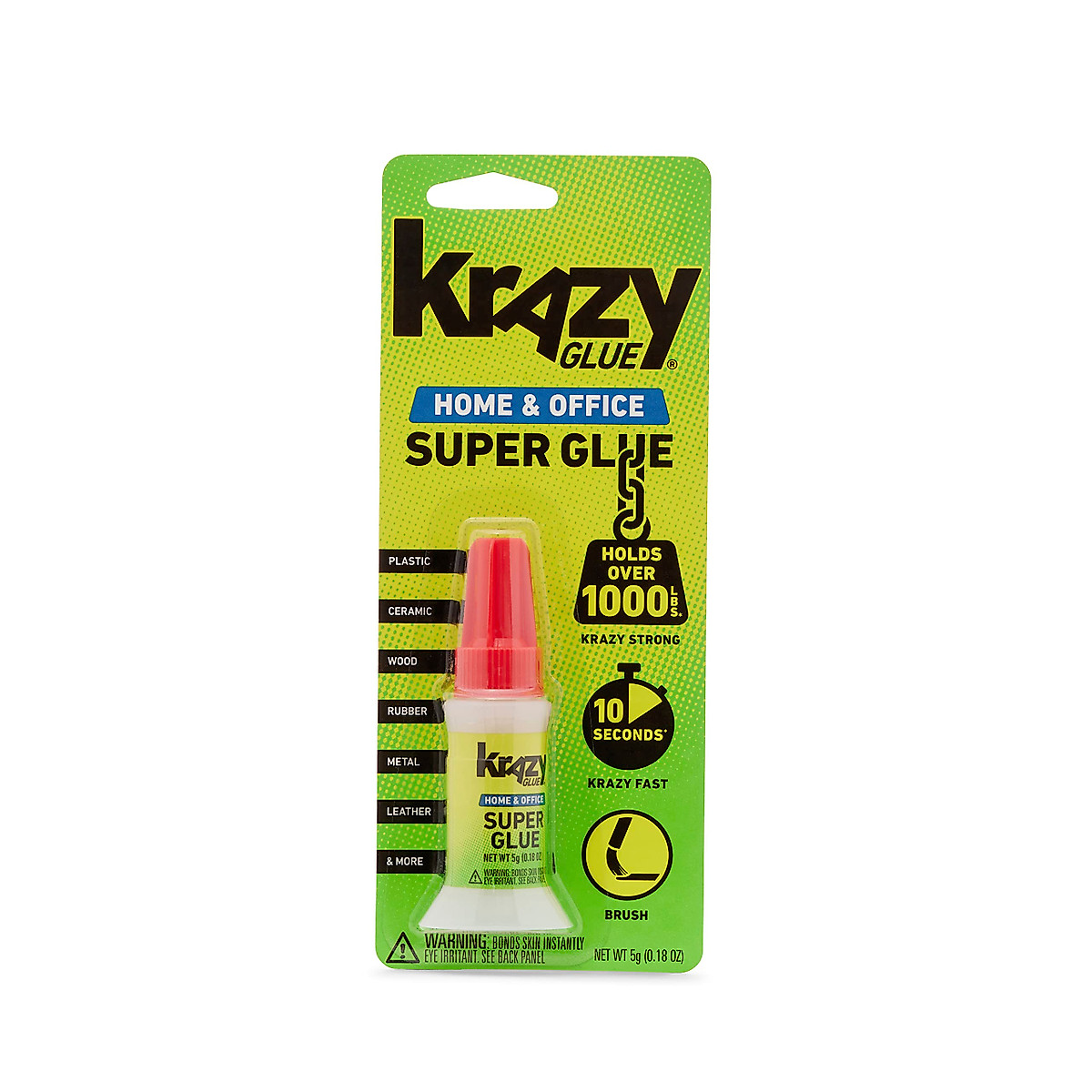 Krazy Glue, Home & Office, Brush, 5 g