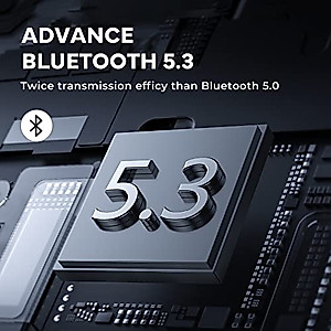 Wireless Earbuds,True Wireless Bluetooth 5.3 Earbuds,75H Playtime IPX7 Waterproof Headphones with LED Digital Display & CVC 8.0 Noise Cancelling Mic in-Ear Earphone for iPhone Android