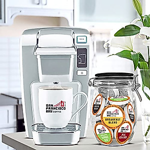 San Francisco Bay Compostable Coffee Pods - Original Variety Pack (80 Ct) K Cup Compatible including Keurig 2.0, French, Breakfast, Fog, Organic Rainforest