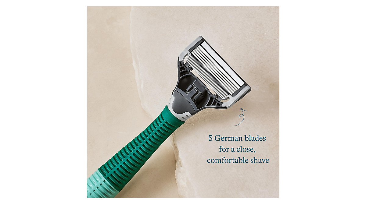 Harry's Men's Razor Set - Sharp Blades & Flex Hinge for a Smooth Shave