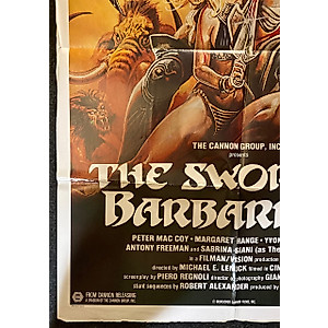 1983 Apocalyptic Adventure - Warriors of the Wasteland - SciFi Apocalypse Mad Max Grunge Vintage Original Movie Poster