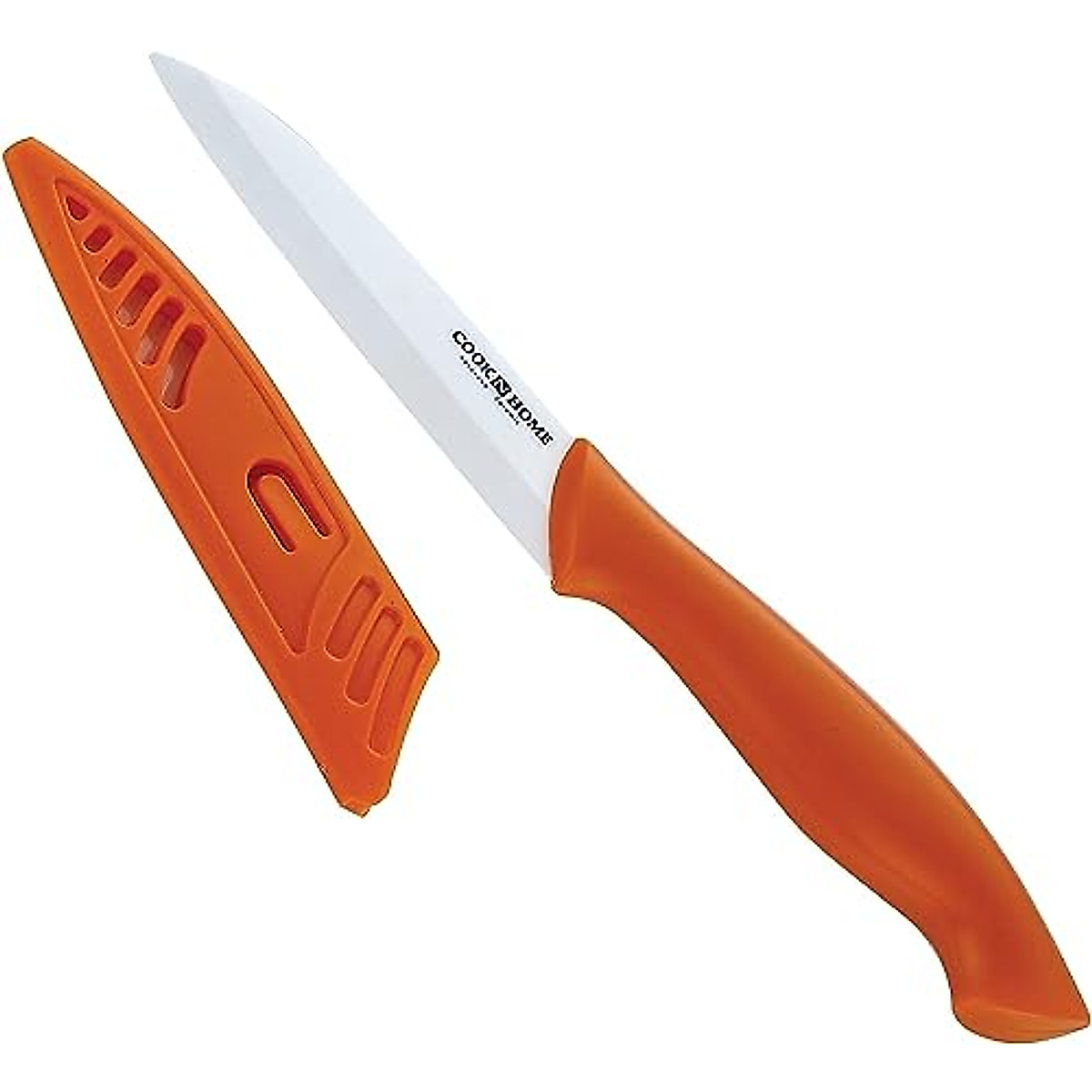 Cook N Home 9-Piece Ceramic Knife Set with Sheaths, Multicolor