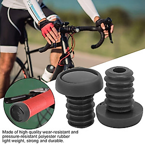 Keenso 22.2mm Bicycle Handlebar End Plugs, Mountain Bike Handlebar Grips Bar End Plugs for Handlebar