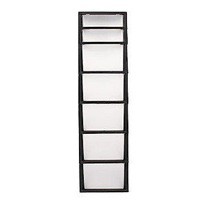 MQ Eclypse 7-Drawer Plastic Storage Unit in Black