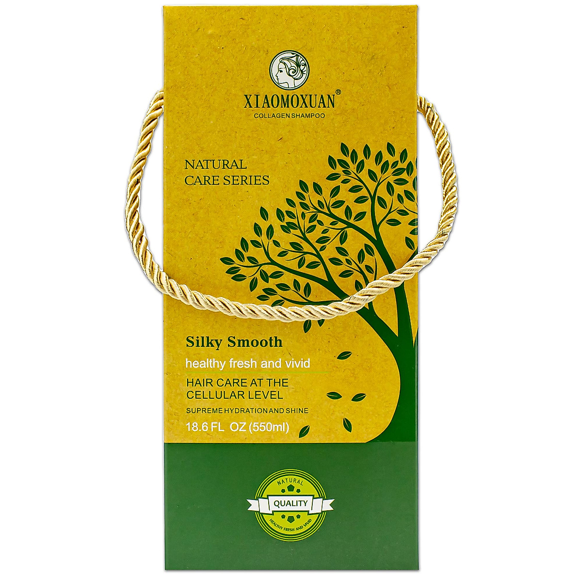 Xiaomoxuan Organic Tea Tree Oil Shampoo - Moisturizing for Dry Hair, Scalp Treatment, Sulfate-Free - Collagen Bond for Oily Scalp and Ends