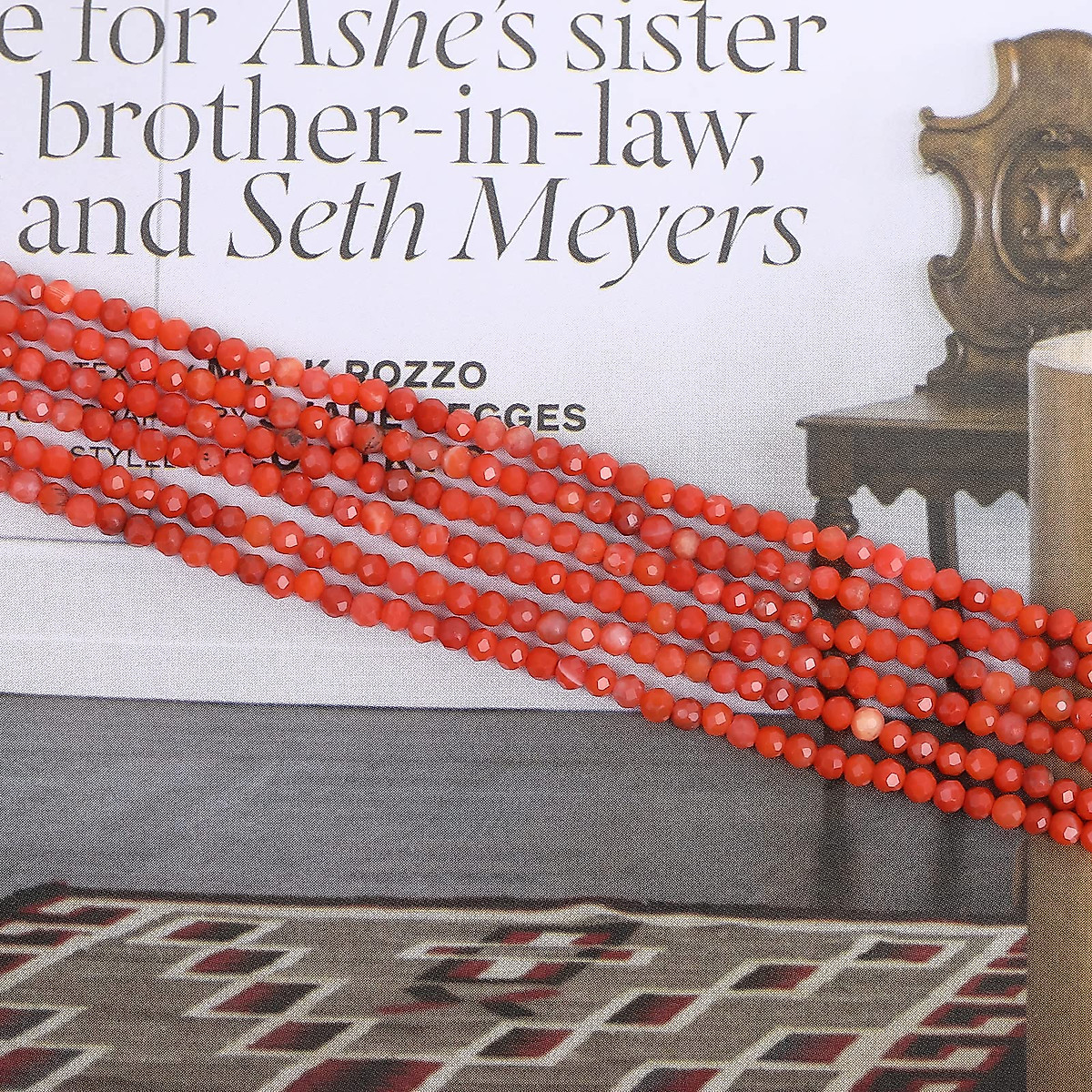 FONNEY 2mm Faceted Natural Stone Beads for Jewelry Making AAA Quality Gemstone Beads Mix Agate Beads 180pcs Micro Laser Cut Round Loose Beads Charms for DIY Jewelry 15.8''Healing Stone Beads