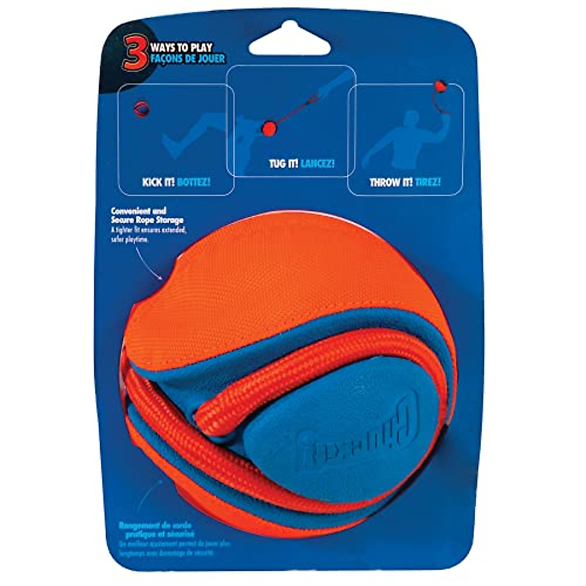 Chuckit! Rope Fetch Dog Toy, Indoor and Outdoor Dog Toy One Size (Pack of 1)