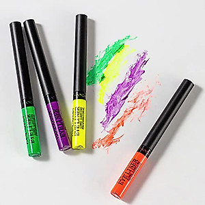 BestLand 12 Colors Matte Liquid Eyeliner Set UV Glow Rainbow Colorful Neon Eyeliner Pencil Pigmented Waterproof Smudgeproof Long Lasting Gel Eye Liner Eye Makeup Gift Kit for Women (Set C)
