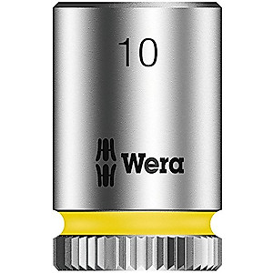 Wera Tools 05003883001 Belt 4 Sock Set 1/4" drv 9 Pieces, One Size, Multi