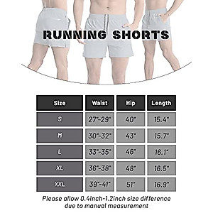 Lempue 2 Pack Workout Gym Shorts for Men 5 Inch Lightweight Running Shorts Quick Dry Sports Athletic Shorts with Pockets