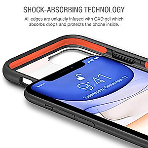 XDesign HyperPro Series Designed for Apple iPhone 11 Pro Case (2019 5.8") Slim Fit/GXD Cushion Drop Protection - Black