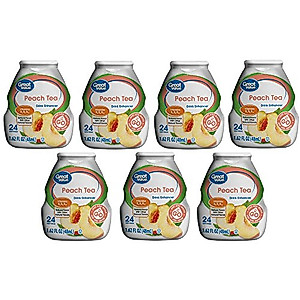 Pack of 7 - Great Value Drink Enhancer, Peach Tea, 1.62 fl oz