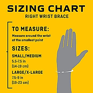 FUTURO Deluxe Wrist Stabilizer Right Hand, L/XL