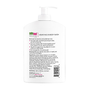 Sebamed Paraben-Free Liquid Face and Body Wash with Pump pH 5.5 Dermatologist Recommended Mild Hydrating Cleanser for Sensitive Skin 13.5 Fluid Ounces (400 Milliliters)