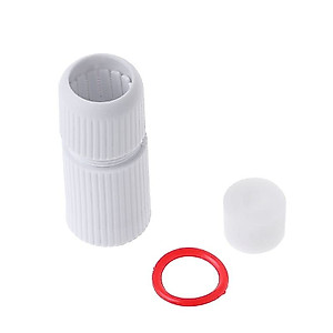 VizGiz 4 Sets RJ45 Waterproof Connector Cap Cover for Outdoor Network IP Camera CCTV Pigtail Cable POE NVR System Connection Lid Adapter Weatherproof Protector (4 Parts/Set), White