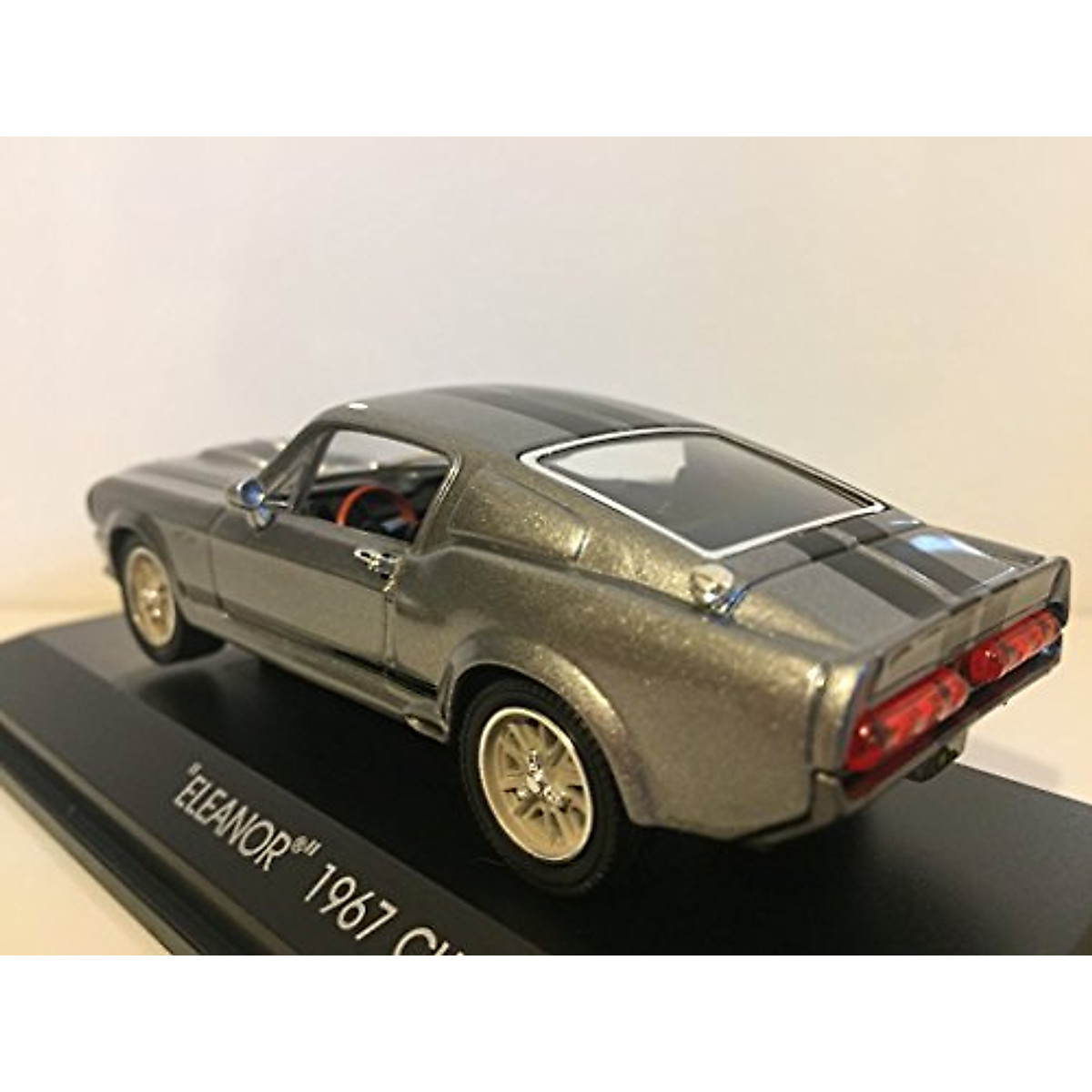 GreenLight Collectibles Gone in Sixty Seconds 1967 Ford Mustang Eleanor 1/43 Scale Diecast Model Car Gray