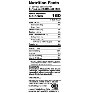 Organic Milk Chocolate | Grass Fed Vegan Milk With 8g Protein | Shelf Stable Single Serve Cartons | On-The-Go | 8.25 FL oz 6 Pack | Every Order is Elegantly Packaged in a Signature BETRULIGHT Branded Box!