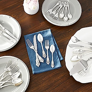 Wallace Grande Baroque 46-Piece Sterling Flatware Set