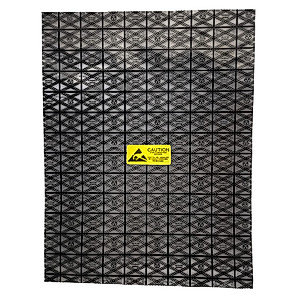 Daarcin Open Top Antistatic Bag,10pcs 12X16in/30x40cm Large ESD Anti Static Bags for Motherboard Video Card LCD Screen with Anti-Static Labels