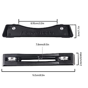 Aobao 4pcs 3D Printer Filament Spool Holder Stand Metal Bearing Design Compatible with All Filament Types for PLA/ABS/TPU and Other Printing Materials