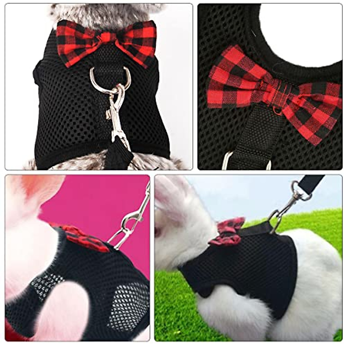 Mipcase 1 Set Harness Rope Breathable of Supplies Guinea Chinchilla Type Training M Pet Walking Animal Harnesses Puppy Straps Cat Chest Back Leash Squirrel Rabbit Strap Small for Outdoor