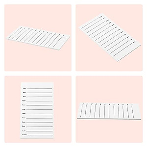 2 Pcs Lash Holder for Eyelash Extensions Acrylic Disposable Lash Hand Pallet Lash Tile for Extensions By FADLASH