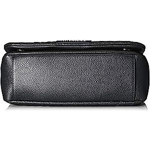 Love Moschino Borsa Pu Quilted, Women’s Satchel, Black (Nero), 10x17x28 cm (B x H T)