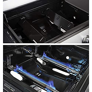 EasiBBQ Heat Plates Replacement for Dyna-Glo BBQ Grill Models DGF350CSP, DGF350CSP-D, Porcelain Enameled Grill Heat Shield Tent Flame Tamer.