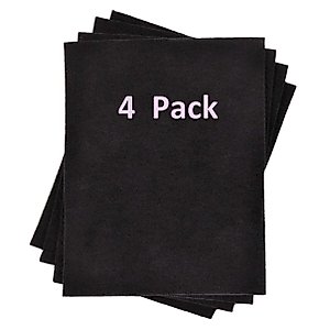 Captain's Compass Premium Carbon Activated Pre Filters 4 Pack for HPA200 HPA 200 Compatible with Honeywell Air Purifier Models 200, 202, 204, 250B