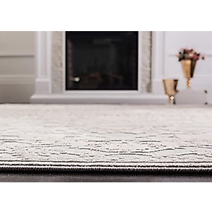 SAFAVIEH Reflection Collection 10' x 14' Light Grey/Cream RFT665C Boho Tribal Distressed Living Room Dining Bedroom Area Rug