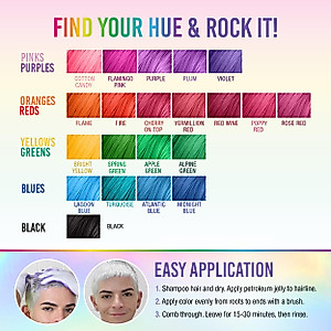 Punky Platinum Blonde Toner Semi Permanent Conditioning Hair Color, Non-Damaging Hair Dye, Vegan, PPD and Paraben Free, lasts up to 25 washes, 3.5oz